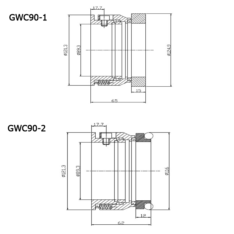 90mm Seals For Godwin Pump Models - minkix